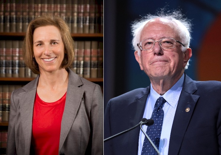 Did Bernie stay in the Wisconsin Primary Election to help Karofsky win?